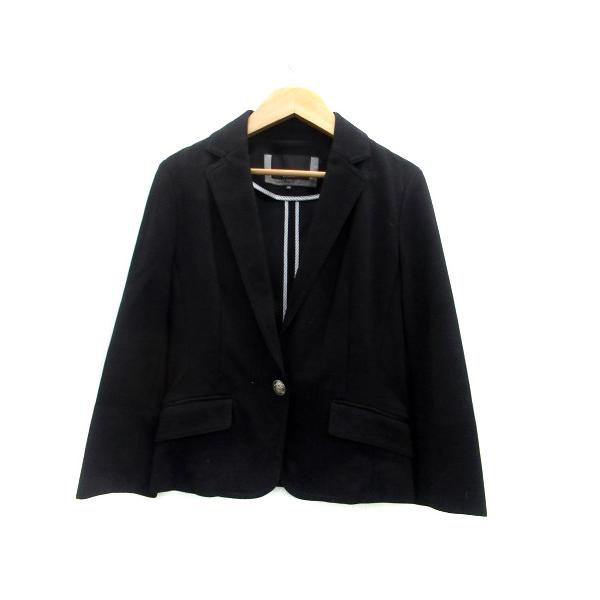 ルスーク Le souk テーラードジャケット シングルボタン ミドル丈 38 黒 ブラック /HO48 ■MO レディース【ブランド】ルスーク Le souk【表記サイズ】38(日本Mサイズ相当)※実寸サイズをご確認下さい。【実寸サイズ】...