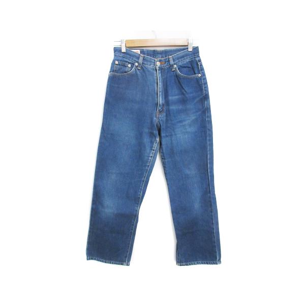 エドウィン EDWIN INTERNATIONAL BASIC 404 デニムパンツ ジーンズ テーパードパンツ アンクル丈 31 青 ブルー /FF11 レディース【ブランド】エドウィン EDWIN【表記サイズ】31(日本サイズXL相当)...