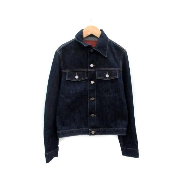 フェロモン pheromone デニムジャケット  Gジャン ジージャン ミドル丈 1 紺 ネイビー /HO11 レディース【ブランド】フェロモン pheromone【表記サイズ】1（日本Sサイズ相当）※実寸サイズをご確認ください。【実寸サ...