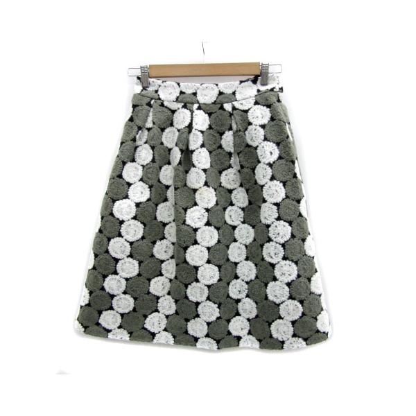 ラーモワール ドゥ リュクス larmoire de luxe フレアスカート ミモレ丈 花柄 マルチカラー ブラック 黒 /MS10 レディース【表記サイズ】記載なし※実寸サイズをご確認ください。【実寸サイズ】ウエスト：62cm　ヒップ：...