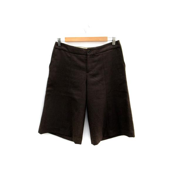 ラピスルーチェパービームス LAPIS LUCE PER BEAMS ハーフパンツ ショートパンツ 短パン ウール 40 ブラウン 茶 /SM17 レディース【ブランド】ラピスルーチェパービームス LAPIS LUCE PER BEAMS【...