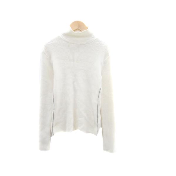 ケイビーエフ KBF アーバンリサーチ illi リブニット セーター ハイネック 長袖 無地 one オフホワイト /HO3 レディース【ブランド】ケイビーエフ KBF アーバンリサーチ【表記サイズ】one（日本Mサイズ相当）※実寸サイズ...