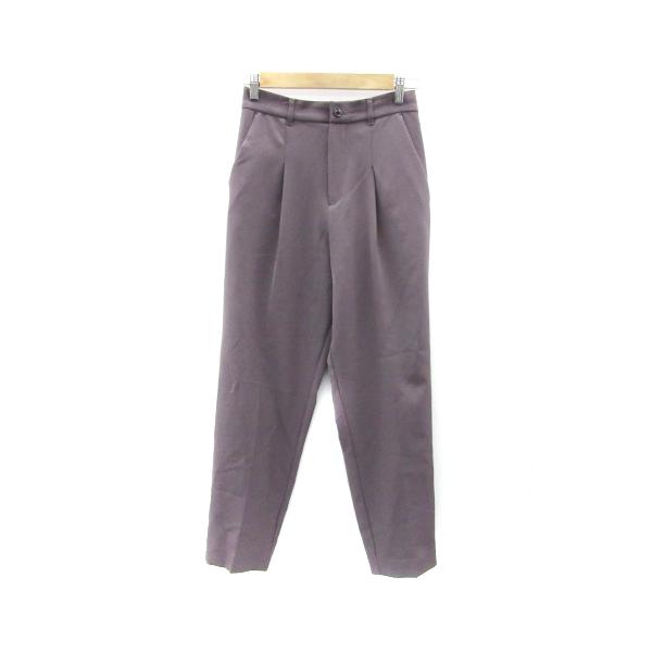 ケイビーエフ KBF アーバンリサーチ illi edited by KBF テーパードパンツ ロング丈 36 パープル 紫 /YM12 レディース【ブランド】ケイビーエフ KBF アーバンリサーチ【表記サイズ】36（日本Sサイズ相当）※実...