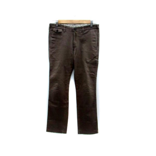 タケオキクチ TAKEO KIKUCHI チノパンツ ストレート ロング丈 2 茶色 ブラウン /HO24 ■MO レディース【ブランド】タケオキクチ TAKEO KIKUCHI【表記サイズ】2（日本Mサイズ相当）※実寸サイズをご確認くださ...