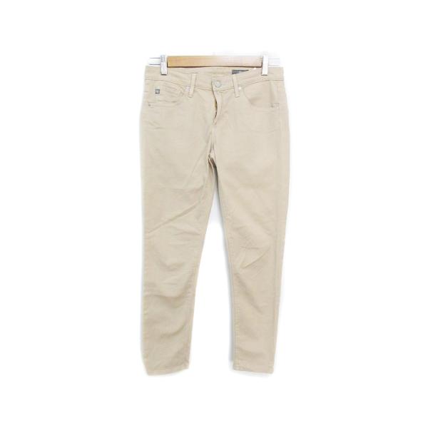 エージー AG × セオリーリュクス THE STILT CROP エイジド デニムパンツ ジーンズ スキニーパンツ 26 M ベージュ /FF21 レディース【ブランド】エージー AG【表記サイズ】26インチ(日本サイズM相当)※実寸サイ...