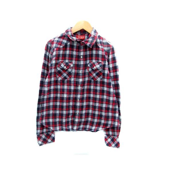 リーバイス レッドタブ Levi's RED TAB カジュアルシャツ ウエスタンシャツ 長袖 チェック柄 M マルチカラー 赤 レッド レディース【ブランド】リーバイス レッドタブ Levi's RED TAB【表記サイズ】M※実寸サイズ...