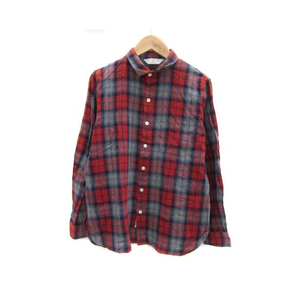 アイアムアイ I am I カジュアルシャツ 長袖 チェック柄 F マルチカラー 赤 レッド /YS20 レディース【ブランド】アイアムアイ I am I【表記サイズ】F※実寸サイズをご確認ください。【実寸サイズ】肩幅：36cm　身幅：45...