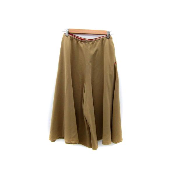 アズノウアズ ドゥバズ as know as de base ガウチョパンツ ワイドパンツ スカーチョ 七分丈 無地 F ベージュ /SY18 レディース【ブランド】アズノウアズ ドゥバズ as know as de base【表記サイズ】...