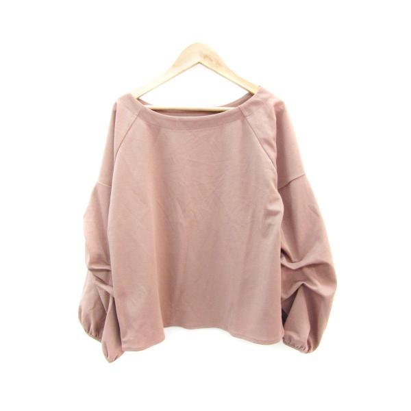 ナイスクラップ NICE CLAUP continuer de NICE CLAUP カットソー 長袖 無地 F ピンクブラウン /YM6 レディース【ブランド】ナイスクラップ NICE CLAUP【表記サイズ】F※実寸サイズをご確認くださ...