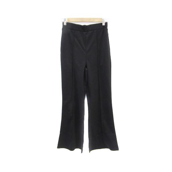 クラシカルエルフ CLASSICAL ELF フレアパンツ イージーパンツ ロング丈 M ブラック 黒 /YM2 レディース【表記サイズ】M※実寸サイズをご確認ください。【実寸サイズ】ウエスト：62〜cm　もも幅：25.5cm　裾幅：26c...