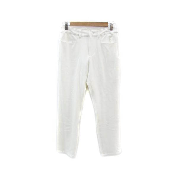 ジョルジュレッシュ GEORGES RECH テーパードパンツ アンクル丈 38 M オフホワイト 白 /YM22 レディース【表記サイズ】38(日本Mサイズ相当)※実寸サイズをご確認ください。【実寸サイズ】ウエスト：70cm　もも幅：26...