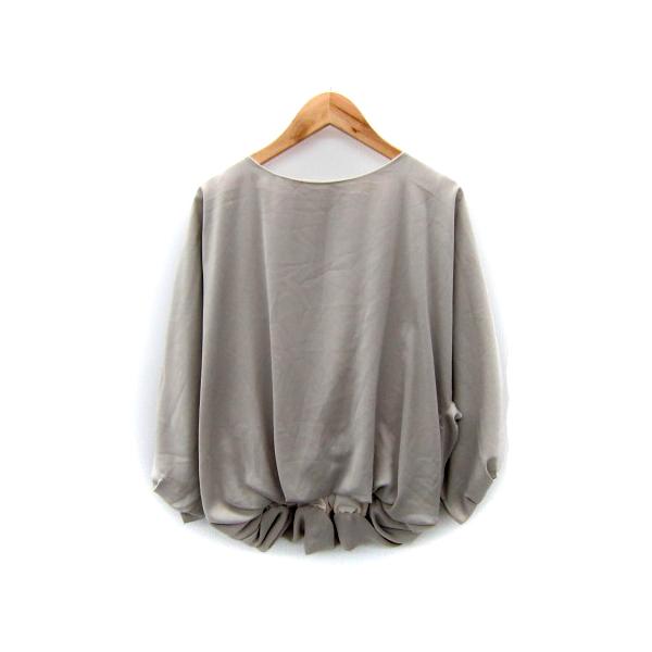 シェトワ Chez toi ブラウス カットソー 長袖 ドルマンスリーブ ラウンドネック F ライトグレー /SY37 レディース【ブランド】シェトワ Chez toi【表記サイズ】サイズ表記なし※実寸サイズをご確認ください。【実寸サイズ】...