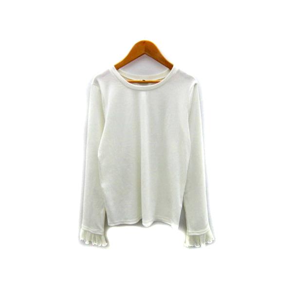 グローバルワーク GLOBAL WORK カットソー 長袖 ラウンドネック 無地 チュール L 白 ホワイト /SY46 レディース【ブランド】グローバルワーク GLOBAL WORK【表記サイズ】L※実寸サイズをご確認ください。【実寸サイ...