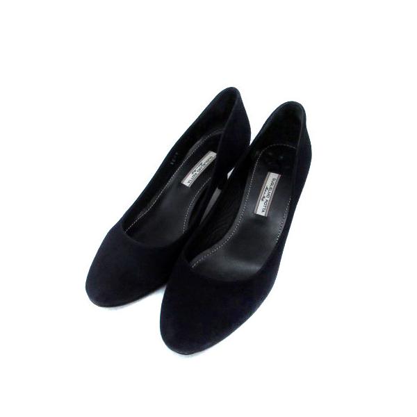 ジュリエルモロッタ GUGLIELMO ROTTA パンプス ラウンドトゥ ピンヒール ハイヒール スエード 36 23cm 紺 ネイビー /HO1 レディース【表記サイズ】36（日本23cm相当）※実寸サイズをご確認ください。【実寸サイズ...