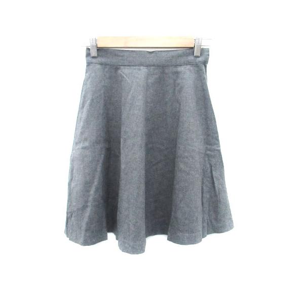 クイーンズコート QUEENS COURT フレアスカート ひざ丈 9号 M グレー /HO20 レディース【ブランド】クイーンズコート QUEENS COURT【表記サイズ】9号（日本Mサイズ相当）※実寸サイズをご確認ください。【実寸サイ...