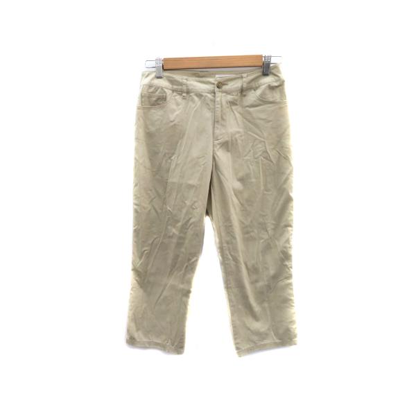 エレメントオブシンプルライフ element of SIMPLE LIFE クロップドパンツ 七分丈 9 ベージュ /YK35 レディース【表記サイズ】9(日本サイズM相当)※実寸サイズをご確認ください。【実寸サイズ】ウエスト：68cm　も...