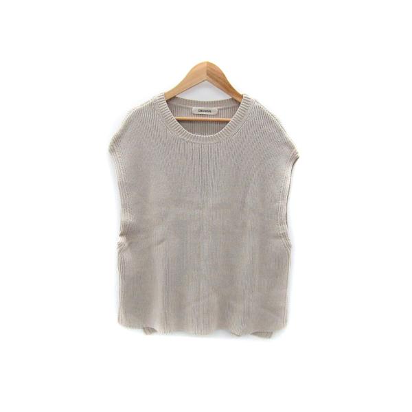 ココディール COCO DEAL ニットベスト ミドル丈 ラウンドネック 無地 スリット 2 ベージュ /SY46 レディース【ブランド】ココディール COCO DEAL【表記サイズ】2（日本サイズM相当）※実寸サイズをご確認ください。【実...