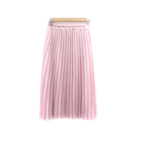 カリスエンジェル KHARIS ANGEL プリーツスカート ロング丈 F ピンク /HO9 レディース【表記サイズ】F※実寸サイズをご確認ください。【実寸サイズ】ウエスト：54〜cm　ヒップ：84cm　スカート丈：73cm　　【素材】表生...
