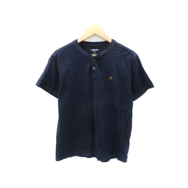 ランズエンド LANDS' END カットソー 半袖 ヘンリーネック M 紺 ネイビー /YK27 メンズ【ブランド】ランズエンド LANDS' END【表記サイズ】M※実寸サイズをご確認ください。【実寸サイズ】肩幅：42cm　身幅：48c...