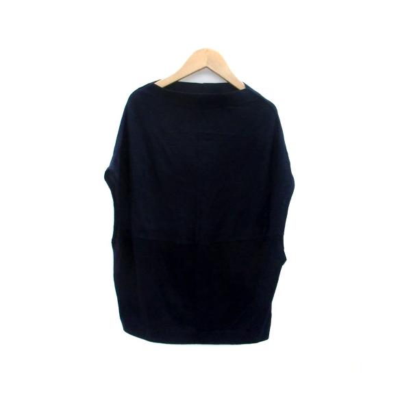 エムビールーカスカシェット MBルーカスカシェット カットソー ハイネック 半袖 無地 ウール 2 M 紺 ネイビー レディース【ブランド】エムビールーカスカシェット MBルーカスカシェット MB LUCAS cachette【表記サイズ】...