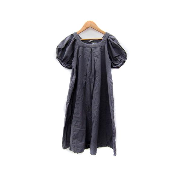 チャオパニック ティピー CIAOPANIC TYPY オールインワン コンビネゾン 半袖 スクエアネック 袖ボリューム リネン混 麻 XL 130-140 グレー /SY37 キッズ【ブランド】チャオパニック ティピー CIAOPANIC...