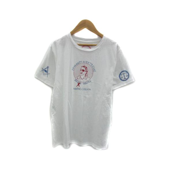 イッチースクラッチーパッチー ITCHY SCRATCHY PATCHY Tシャツ カットソー 半袖 ラウンドネック プリント M マルチカラー 白 メンズ【表記サイズ】M※実寸サイズをご確認ください。【実寸サイズ】肩幅：43cm　身幅：4...