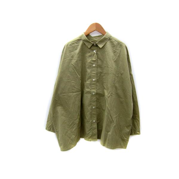 未使用品 スタディオクリップ Studio Clip days カジュアルシャツ 長袖 無地 オーバーサイズ F ベージュ /SY5 レディース【ブランド】スタディオクリップ Studio Clip【表記サイズ】F※実寸サイズをご確認くださ...