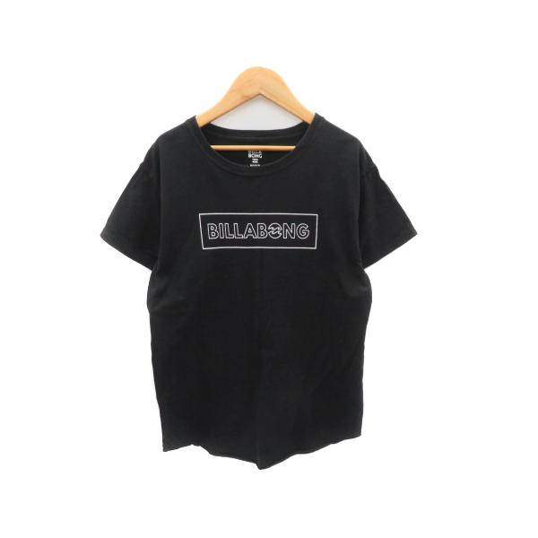 ビラボン BILLABONG Tシャツ カットソー 半袖 ロゴプリント M 黒 ブラック 白 ホワイト /YK30 レディース【ブランド】ビラボン BILLABONG【表記サイズ】M※実寸サイズをご確認ください。【実寸サイズ】肩幅：43cm...
