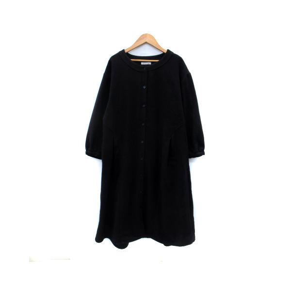 セルフサービス SELF SERVICE ワンピース ロング丈 長袖 ラウンドネック チェック柄 L マルチカラー 紺 ネイビー 茶 ブラウン【表記サイズ】L※実寸サイズをご確認ください。【実寸サイズ】肩幅：50cm　身幅：48cm　着丈：...