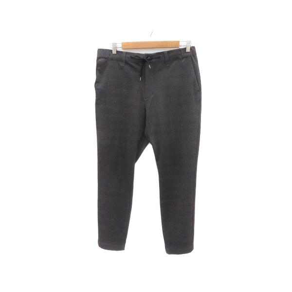 アバハウス ABAHOUSE マスキーレ MASCHILE テーパードパンツ イージーパンツ アンクル丈 チェック柄 48 M ダークグレー /YK13  メンズ【ブランド】アバハウス ABAHOUSE【表記サイズ】48(日本サイズM相当)...