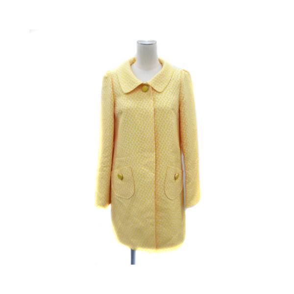 シンシアローリー CYNTHIA ROWLEY ステンカラーコート ノーカラーコート ロング丈 2way 花柄 2 黄色 イエロー 白 ホワイト レディース【ブランド】シンシアローリー CYNTHIA ROWLEY【表記サイズ】2(日本サイ...