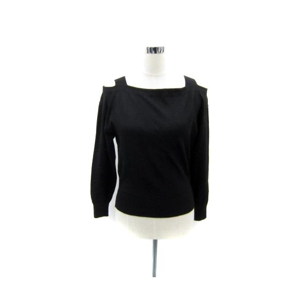 プロポーション ボディドレッシング PROPORTION BODY DRESSING ニット カットソー 長袖 オフショルダー FR ブラック /SY46 レディース【ブランド】プロポーション ボディドレッシング PROPORTION BO...