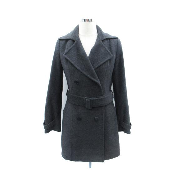 スタイルコム style com ピーコート Pコート ロング丈 アンゴラ 9 チャコールグレー /SM7 レディース【ブランド】スタイルコム style com【表記サイズ】9※実寸サイズをご確認ください。【実寸サイズ】肩幅：38cm　身...