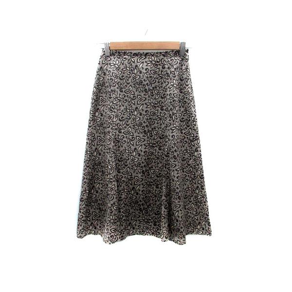 ジェラールダレル GERARD DAREL フレアスカート ミモレ丈 花柄 7 S 茶色 ブラウン ベージュ /HO15 レディース【ブランド】ジェラールダレル GERARD DAREL【表記サイズ】7(日本Sサイズ相当)※実寸サイズをご確...