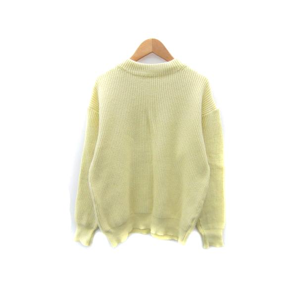 ジャーナルスタンダード レリューム JOURNAL STANDARD relume ニット セーター 長袖 オフネック 無地 F 黄 イエロー /SY43 レディース【ブランド】ジャーナルスタンダード レリューム JOURNAL STAND...