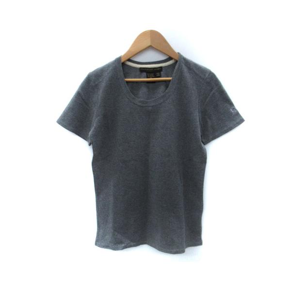 ダナキャラン DONNA KARAN Tシャツ カットソー 半袖 S グレー /SM9 レディース【ブランド】ダナキャラン DONNA KARAN【表記サイズ】S※実寸サイズをご確認ください。【実寸サイズ】肩幅：35cm　身幅：40cm　着...