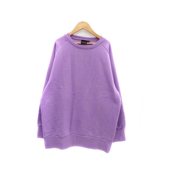 ハイマニ Himani スノーボードウエア トレーナー ラウンドネック 長袖 無地 裏起毛 M 紫 パープル /HO30 レディース【表記サイズ】M※実寸サイズをご確認下さい。【実寸サイズ】身幅：61.5cm　着丈：78.5cm　ゆき丈：8...