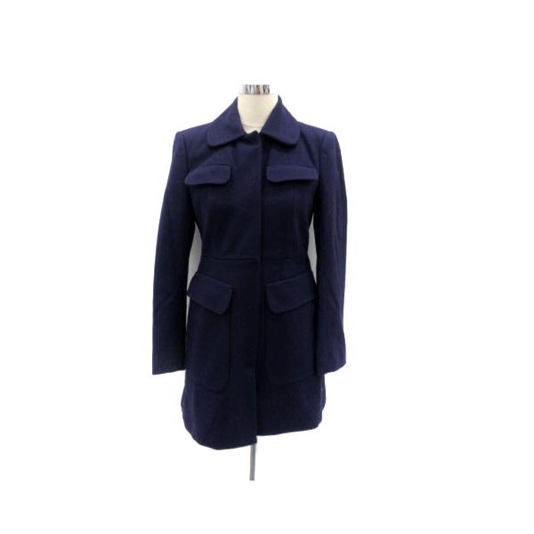 フレンチコネクション FRENCH CONNECTION コート ラウンドカラー ロング丈 カシミア混 8 S ダークパープル /HO4 レディース【ブランド】フレンチコネクション FRENCH CONNECTION【表記サイズ】表記なし※...