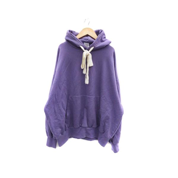 チャオパニック CIAOPANIC パーカー プルオーバー 長袖 無地 オーバーサイズ M 紫 パープル /HO5 レディース【ブランド】チャオパニック CIAOPANIC【表記サイズ】M※実寸サイズをご確認下さい。【実寸サイズ】肩幅：66...