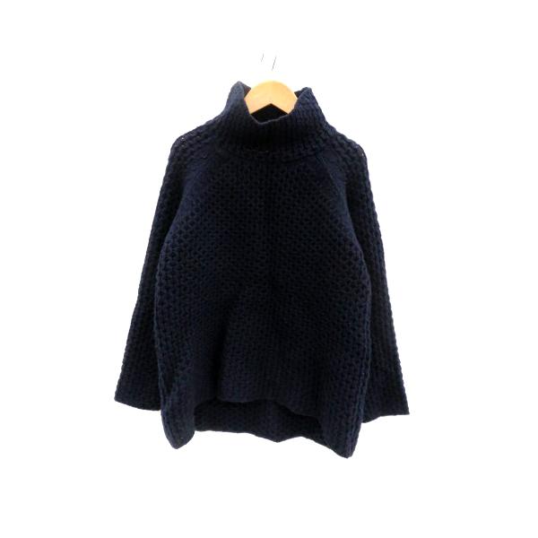 バンヤードストーム BARNYARDSTORM ニット セーター ハイネック 長袖 無地 アンゴラ混 1 S 紺 ネイビー /HO6 レディース【ブランド】バンヤードストーム BARNYARDSTORM【表記サイズ】1(日本Sサイズ相当)※...