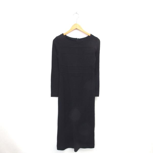 トッドオールドハム TODD OLDHAM ワンピース ロング プルオーバー ウール 切り替えシースルー 長袖 4 黒 ブラック /TT レディース【ブランド】トッドオールドハム TODD OLDHAM【表記サイズ】4【実寸サイズ】肩幅：約...