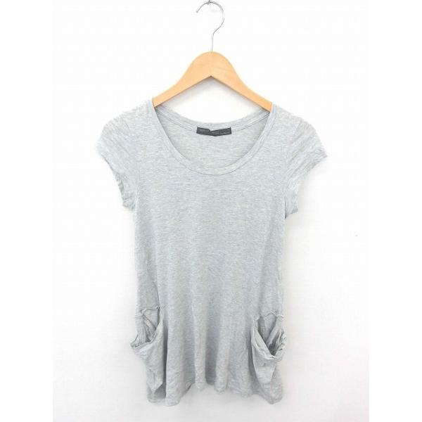 イミット オブ エナジー レイビームス emit of energy Ray Beams チュニック ワンピース 丸首 薄手 半袖 グレー 灰 /TT6 レディース【ブランド】イミット オブ エナジー レイビームス emit of ener...