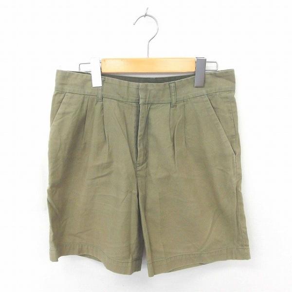 ローズバッドカップルズ ROSE BUD COUPLES パンツ ハーフ ショート ジップフライ 無地 綿 コットン S 緑 カーキ /TT17 メンズ【ブランド】ローズバッドカップルズ ROSE BUD COUPLES【表記サイズ】S【実...