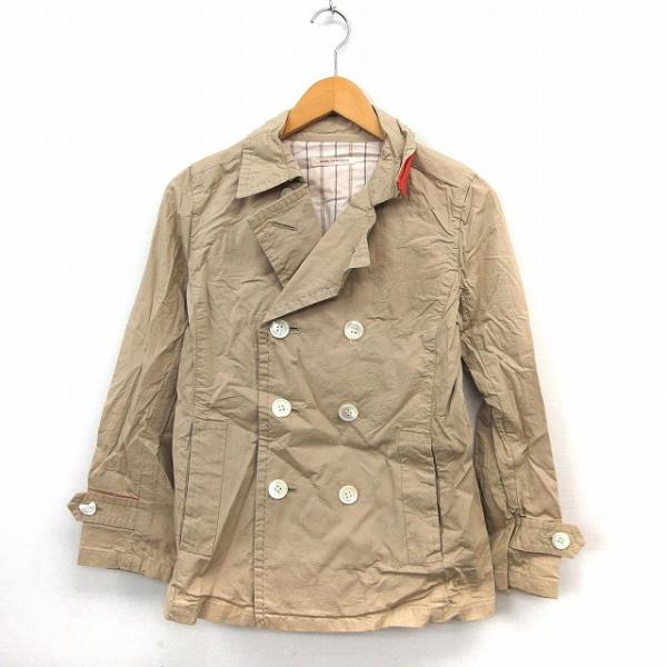 アデュートリステス ADIEU TRISTESSE コート アウター ステンカラーコート ダブルボタン ポケット ベージュ /ST13 レディース【ブランド】アデュートリステス ADIEU TRISTESSE【表記サイズ】サイズ表記なし。（...