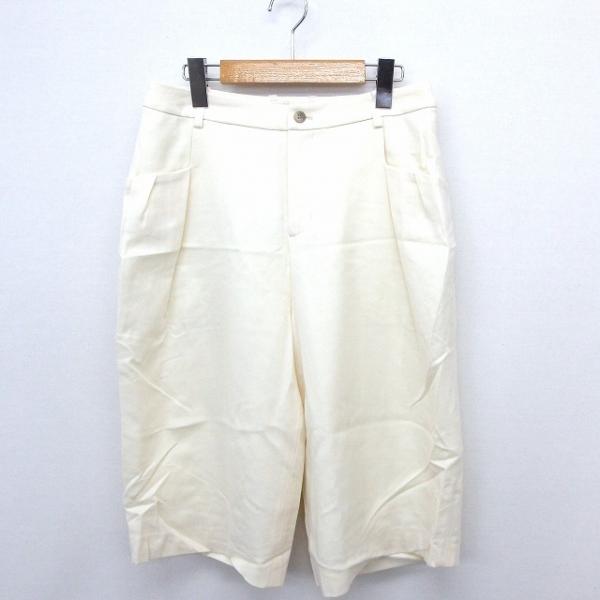 アデュートリステス ロワズィール ADIEU TRISTESSE LOISIR パンツ クロップド ウール 無地 シンプル 38 アイボリー /FT11 レディース【ブランド】アデュートリステス ロワズィール ADIEU TRISTESSE...