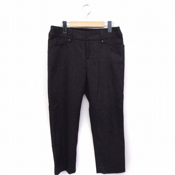 コムサモデルズ COMME CA MODELS パンツ クロップド レース ジップ ウール混 L グレー 灰 /FT19 レディース【ブランド】コムサモデルズ COMME CA MODELS【表記サイズ】L【実寸サイズ】ウエスト：約72cm...
