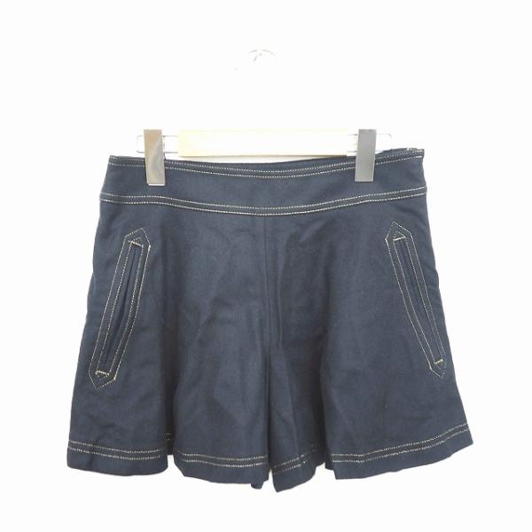 バナーバレット Banner Barrett パンツ キュロット ショート ウール サイドジップ 38 黒 ブラック /TT29 レディース【ブランド】バナーバレット Banner Barrett【表記サイズ】38【実寸サイズ】ウエスト：約...