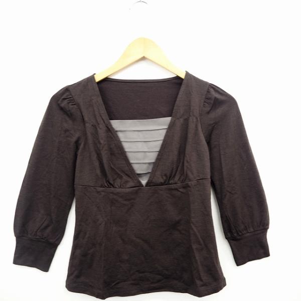 マトリーチェ バイ ヴォイスメール matrice by VOICEMAIL Tシャツ カットソー シャツ スクエアネック ショート丈 長袖 ウール 毛 34【ブランド】マトリーチェ バイ ヴォイスメール matrice by VOICEM...