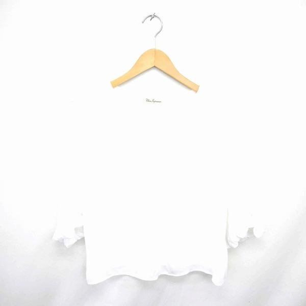 クリアインプレッション CLEAR IMPRESSION カットソー ブラウス 丸首 プルオーバー レース 七分袖 2 白 ホワイト /TT6 レディース【ブランド】クリアインプレッション CLEAR IMPRESSION【表記サイズ】2【...