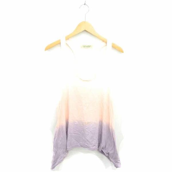 ラブガールズマーケット チュニック ワンピース プルオーバー グラデーション 丸首 ノースリーブ ピンク パープル 紫 /TT32【ブランド】ラブガールズマーケット LOVE GIRLS MARKET【表記サイズ】サイズ表記なし(実寸サイズ...